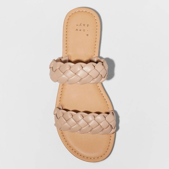 a new day | Shoes | Womens Lucy Braided Slide Sandals A New Day Tan ...
